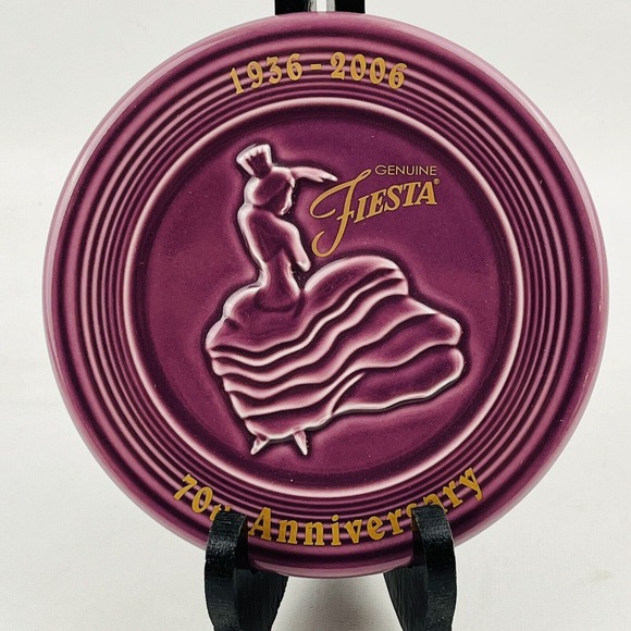 Homer Laughlin | Kitchen | Fiesta 7th Anniversary Heather 6 Trivet ...